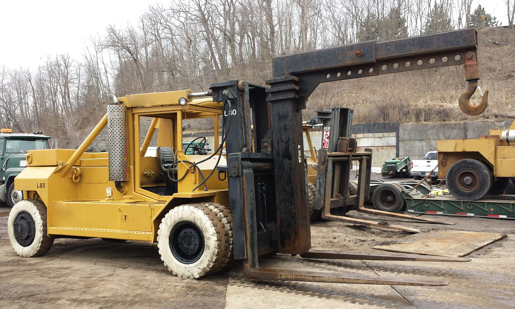 80,000lbs Bristol Riggers Forklift For Sale - Call 616-200-4308
