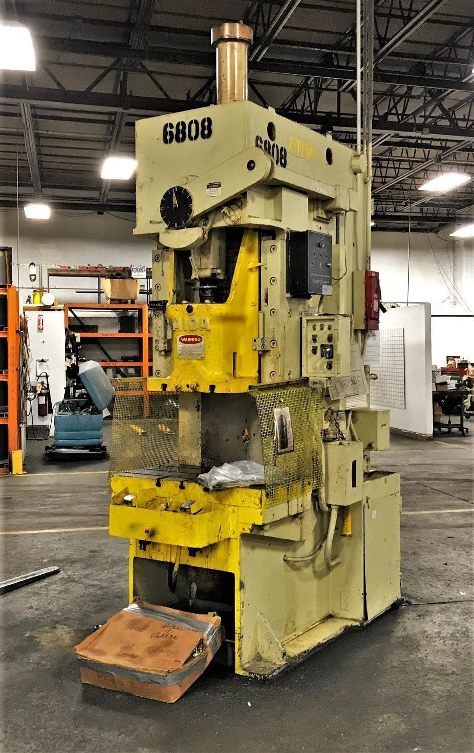75 Ton Capacity Aida Single-Point Gap Frame Press For Sale - Used ...