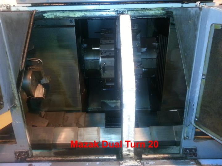 Mazak Dual Turn 20 Twin Spindle - Two Available (one for parts only ...