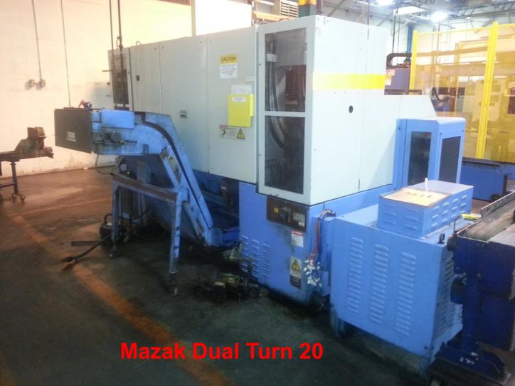 Mazak Dual Turn 20 Twin Spindle - Two Available (one for parts only ...