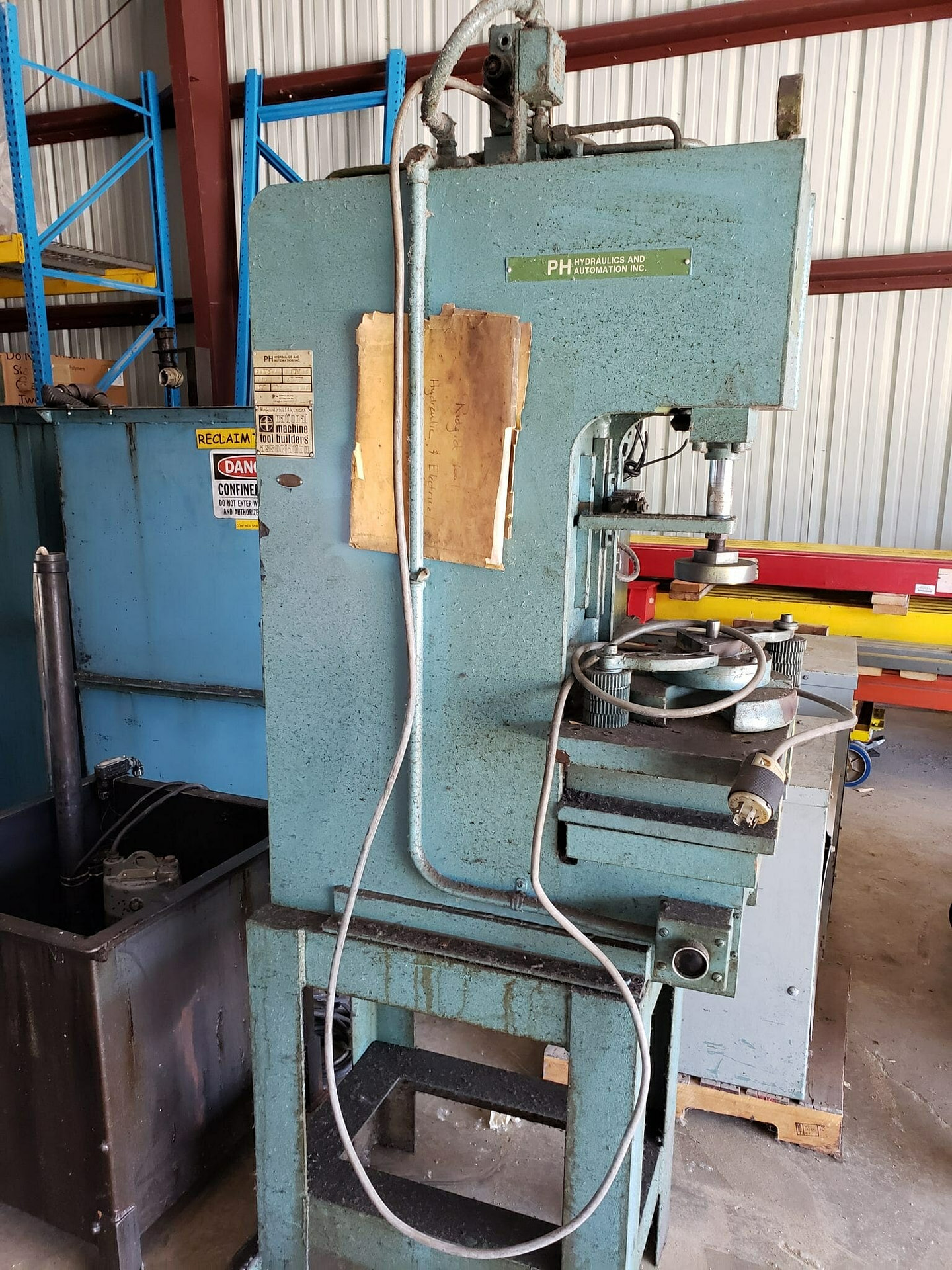 4 Ton Capacity PH Hydraulic Press For Sale - Call 616-200-4308