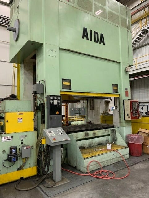 440 Ton Capacity Aida Straight Side Link Motion Press For Sale | Call ...