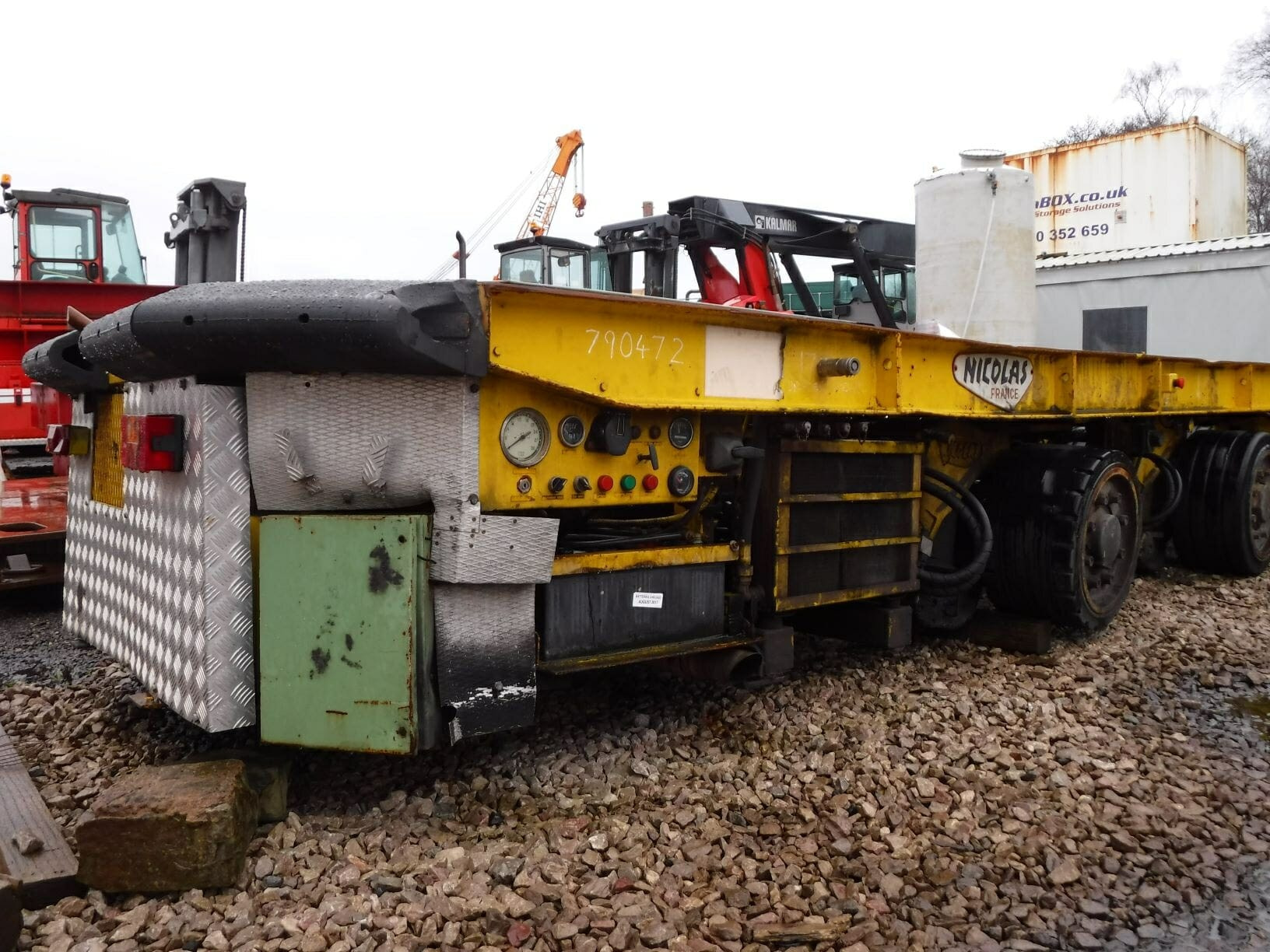 110 Ton Capacity Nicolas Self-Propelled 6-Line Transporter For Sale ...