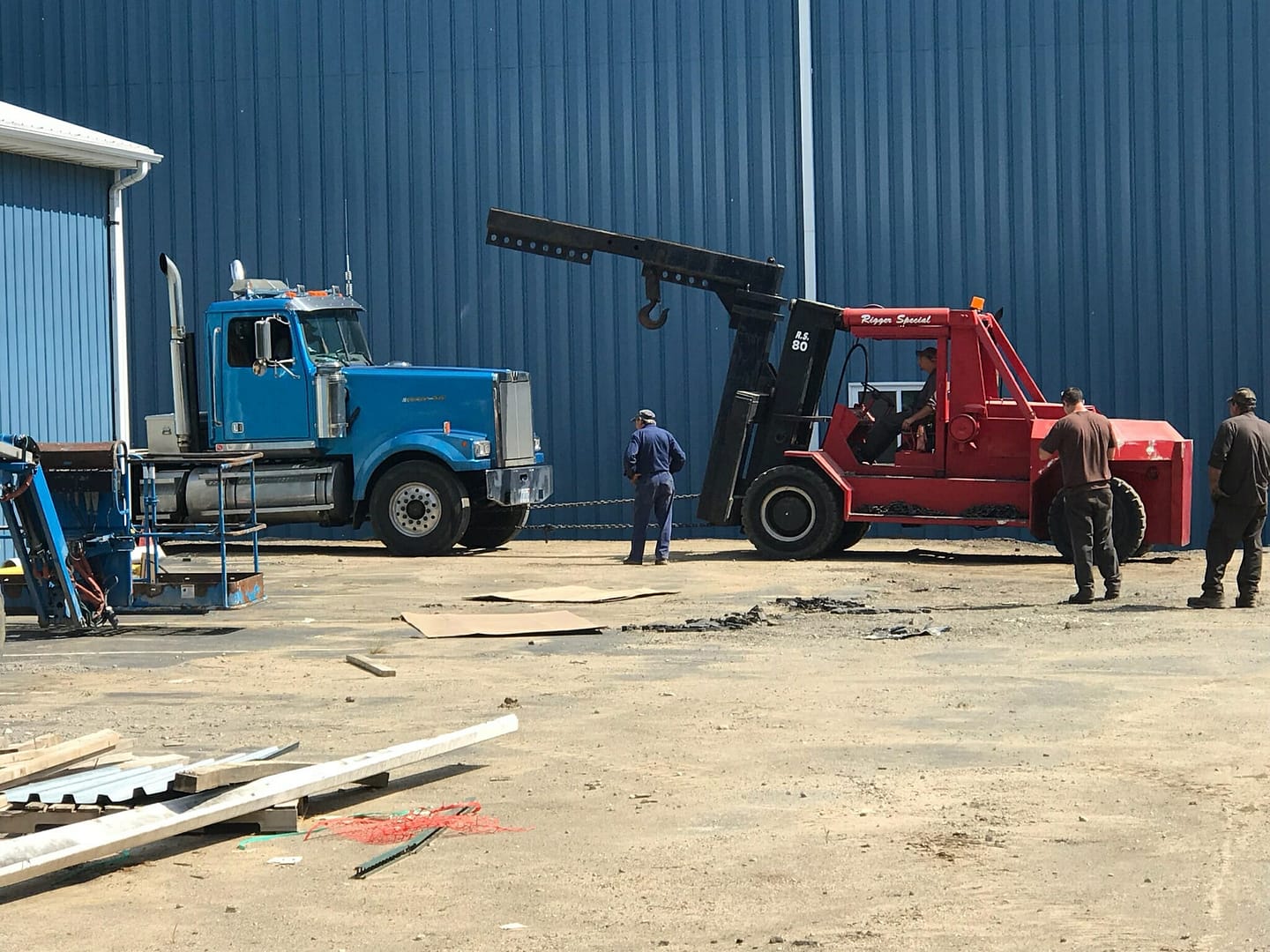 80,000 lbs Bristol Forklift - Model RS80 - For Sale - Call 616-200-4308