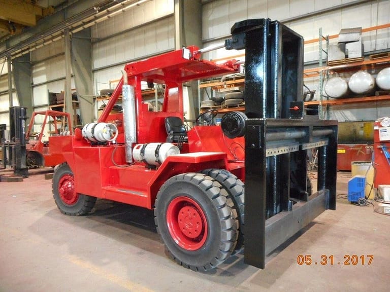80,000lb. Capacity Bristol Riggers Special Forklift For Sale 40 Ton ...