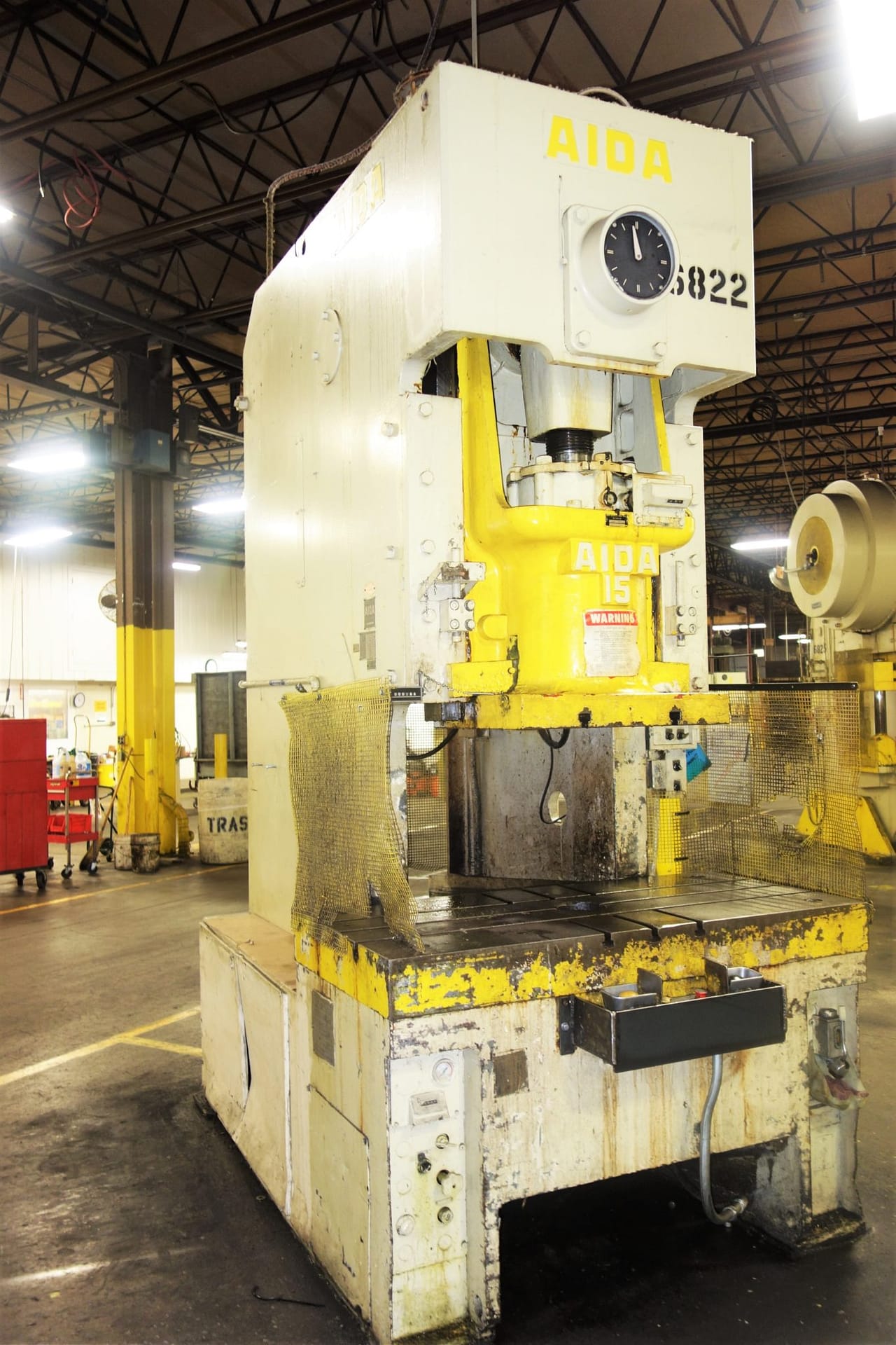 165 Ton Capacity Aida Single-Point Gap Frame Press For Sale - Call 616 ...